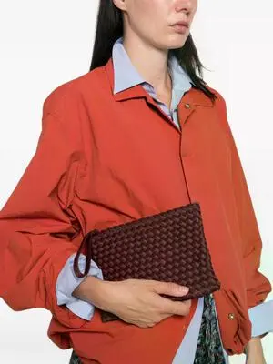 MARREA Woven Clutch Bag