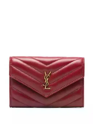 Saint Laurent Chevron Logo Wallet