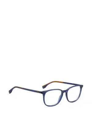 Hugo Round Frame Eyeglasses - Blue