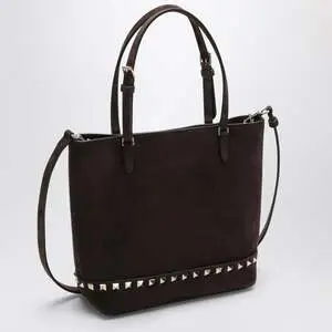 Valentino Garavani Rockstud Bag In Suede