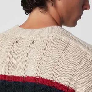 GOLDEN GOOSE Multicolour Striped Jumper In Alpaca Blend