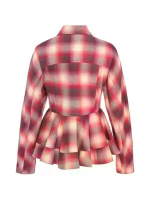 GANNI Shirt In Check Flannel