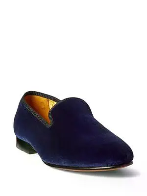 Polo Ralph Lauren Paxton Velvet-finish Loafers - Blue