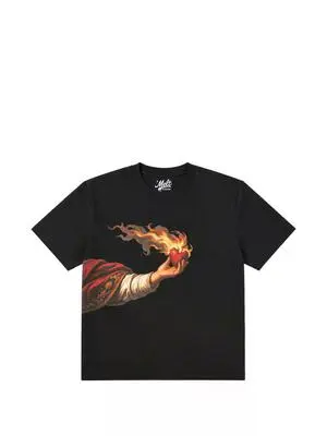 MELT Graphic-print T-shirt - Black