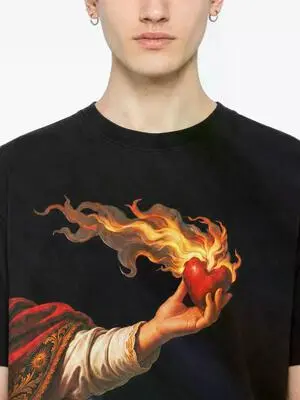 MELT Graphic-print T-shirt - Black