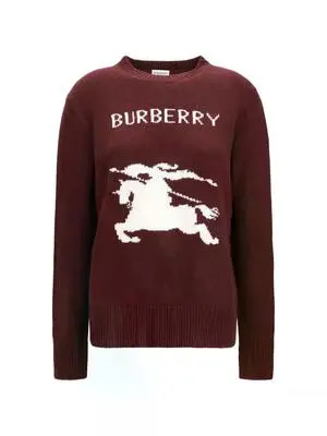 Burberry Knight Wool Cashmere Sweater - Red