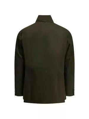 Barbour Lutz Buckled-collar Waxed-cotton Jaclet