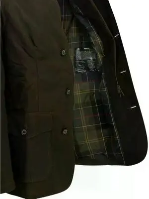 Barbour Lutz Buckled-collar Waxed-cotton Jaclet