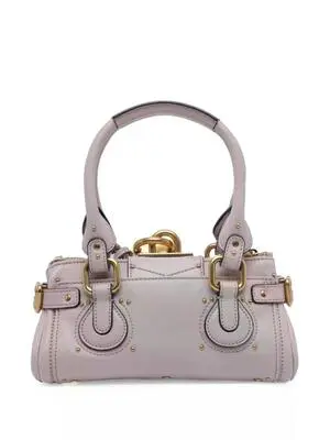 Chloé Small Paddington Leather Handbag - Pink