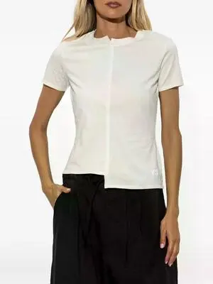 Y3 Logo-print Asymmetric T-shirt