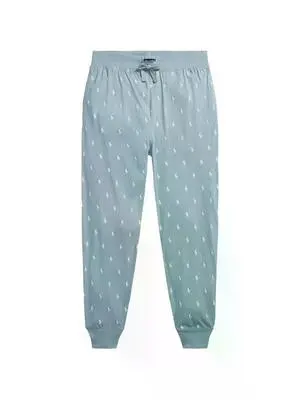 Polo Ralph Lauren All-over Pony Cotton Jersey Sleep Jogger - Blue