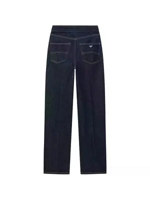 Emporio Armani Knot Detail Straight Leg Jeans