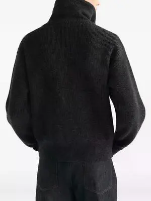 LEMAIRE Zipped Cardigan In Virgin Wool