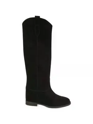 VIA ROMA 15 Western-style Knee-high Boots - Black