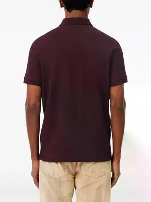 Lacoste Logo-patch Polo Shirt - Red