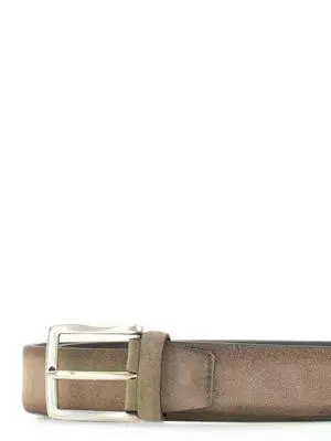 ALBERTO LUTI Suede Leather Belt