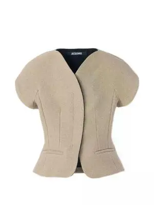 Jacquemus The Ovalo Short-sleeve Jacket