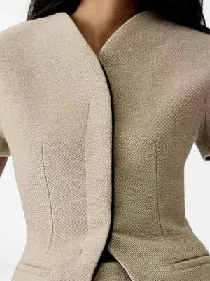 Jacquemus The Ovalo Short-sleeve Jacket