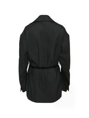 Yohji Yamamoto Toggle-fastening Rope-belt Blazer