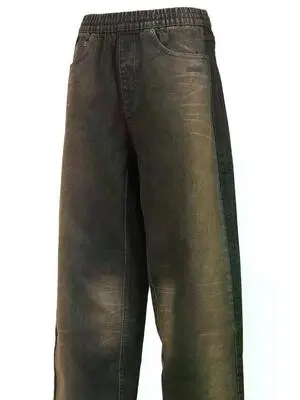 Adidas X Avavav Elasticated-waist Wide-leg Jeans