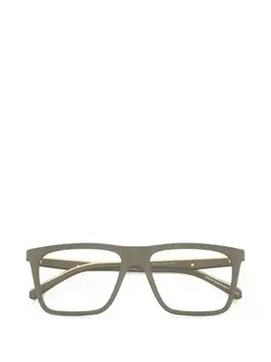 Emporio Armani Clip-on Square-frame Glasses