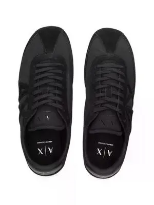 Armani Exchange Logo-patch Panelled Sneakers