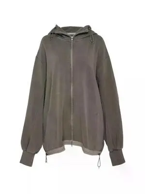 Yohji Yamamoto Drawstring-hem Hoodie Jacket