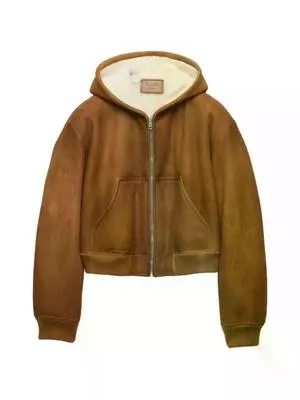 Prada Hooded Shearling Jacket
