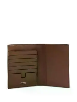 TOM FORD Lizard-effect Leather Passport Holder
