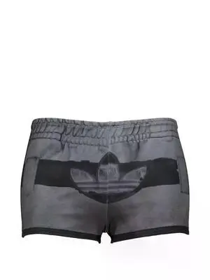 Adidas X Avavav Logo-print Shorts - Grey
