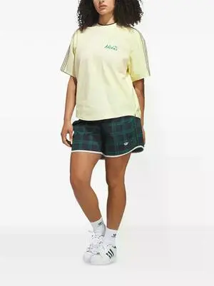 Adidas Plaid Track Shorts