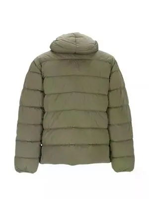 C.P. COMPANY Chrome-r Goggle Quilted Hooded Jacket - Green