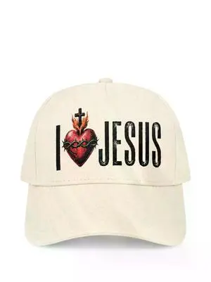 MELT Graphic Print Baseball Cap - Neutrals