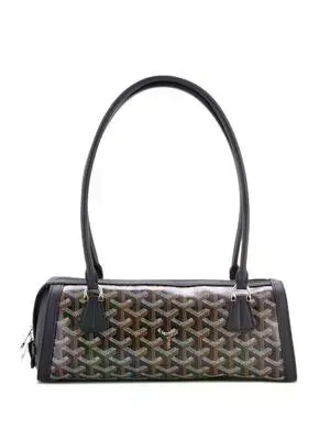 Goyard Coated Canvas Shoulder Bag - Black