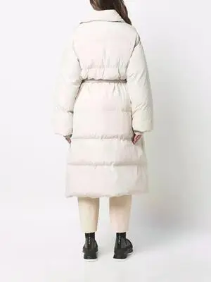 Stella McCartney Funnel-neck Long Puffer Coat