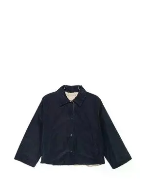 Max Mara Button-up Collared Jacket - Blue