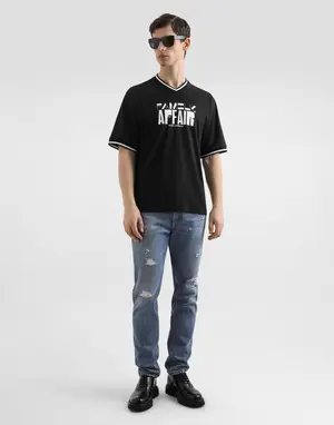 Dolce & Gabbana Regular Cotton Jeans Denim Multi-colored
