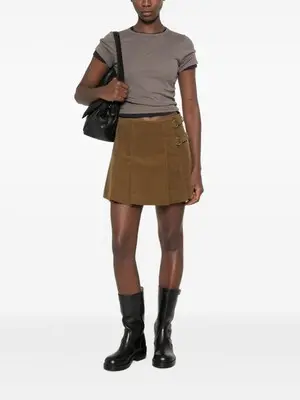 GOLDEN GOOSE Cotton Mini Skirt