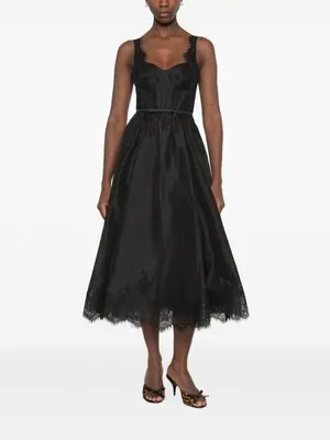 Zimmermann Valiant Silk And Linen Midi Dress