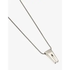 Rick Owens Mini Open Trunk Brass Necklace