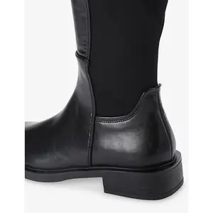 Steve Madden Resonate Leather Flat Knee-high Boots