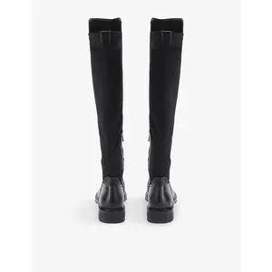 Steve Madden Resonate Leather Flat Knee-high Boots