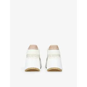 Chloé Nama Runner Platform Leather Trainers