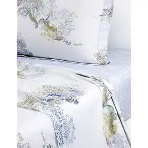YVES DELORME Lande Cotton Flat Sheet