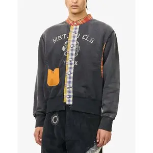 KHOKI Patchwork Sweat Cotton Cardigan