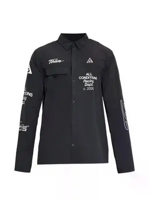 Nike Aireez Graphic-print Shirt - Grey