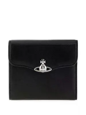 VIVIENNE WESTWOOD Hunter Orb-plaque Wallet - Black