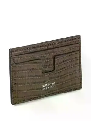 TOM FORD Croc-effect Cardholder