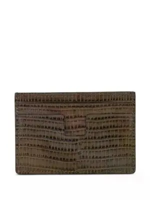 TOM FORD Croc-effect Cardholder
