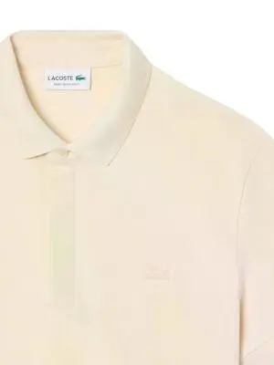 Lacoste Logo-patch Piqué Polo Shirt - Neutrals